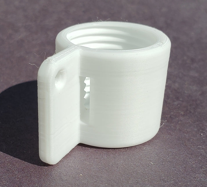 PlugKeyper (White) - boat drain plug reminder - never forget your drain ...