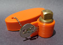 PlugKeyper (Orange) - boat drain plug reminder. Designed for a 1/2 gar ...